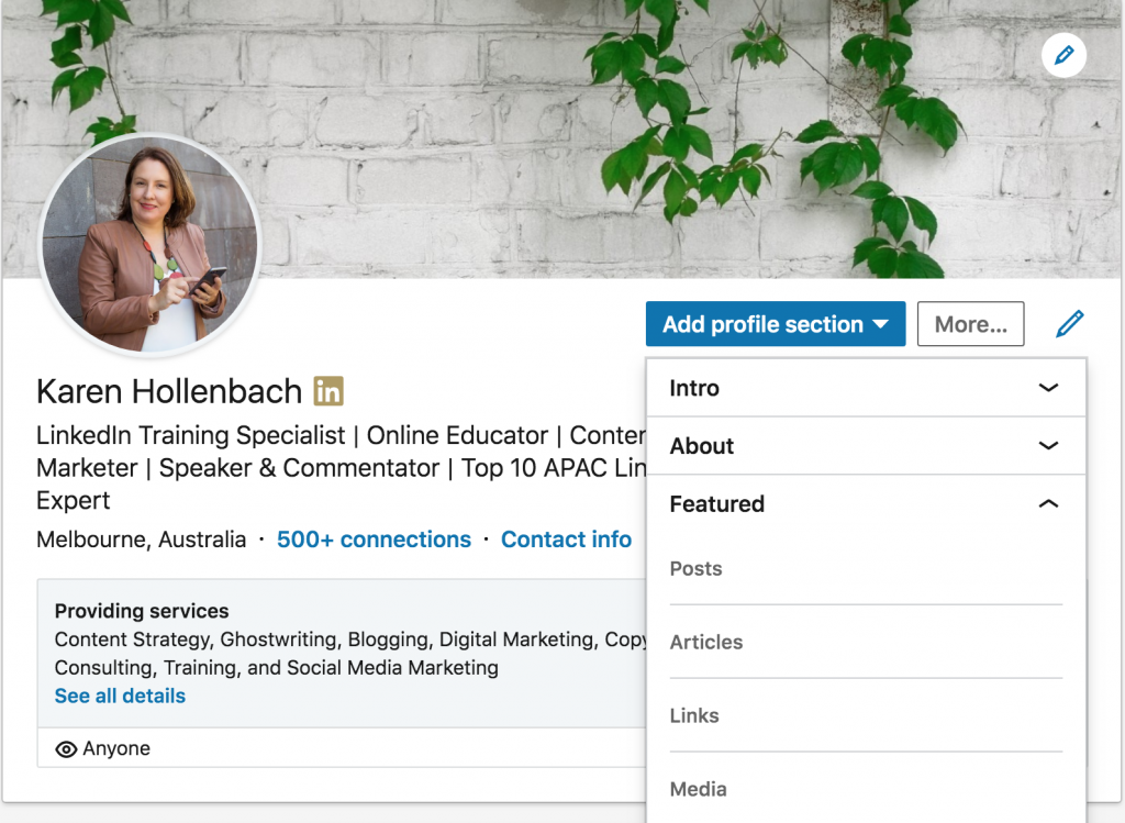 How To Use The Featured Section On Your LinkedIn Profile AssetZ Wealth